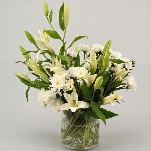 Romantic Lily – White Lily Bouquet for Special Moments– Bloomsy